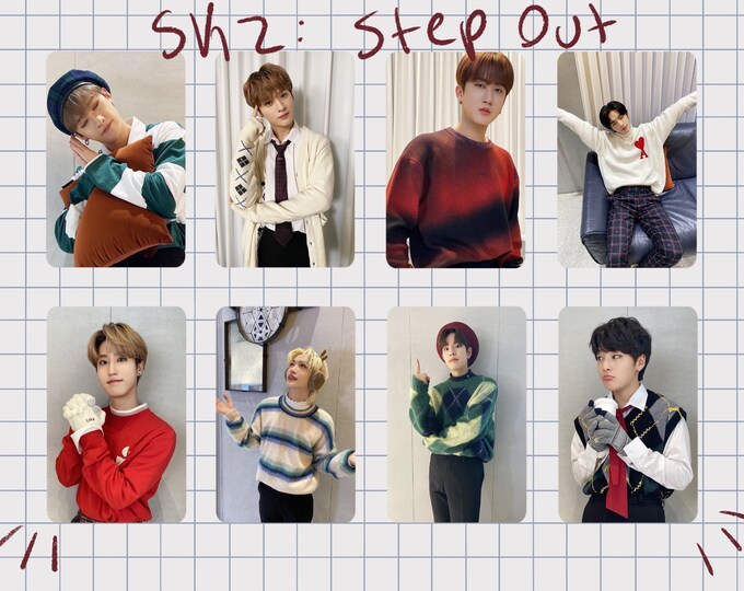 Stray Kids Step Out Photocards - Etsy