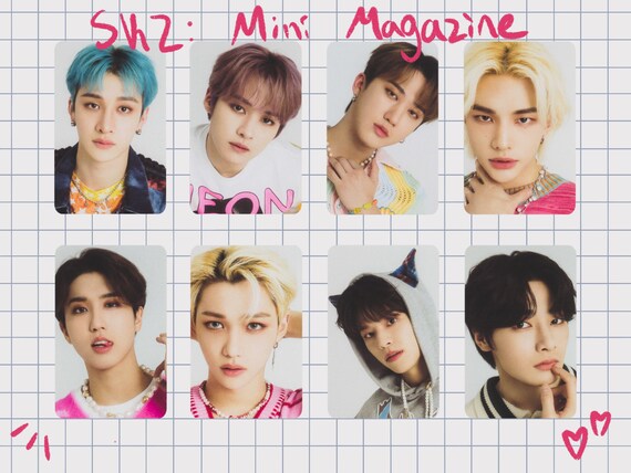 Stray Kids Mini Magazine Shoot Photocards - Etsy