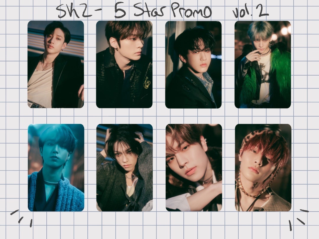 Stray Kids 5 Star Promo Photocards vol. 2 - Etsy