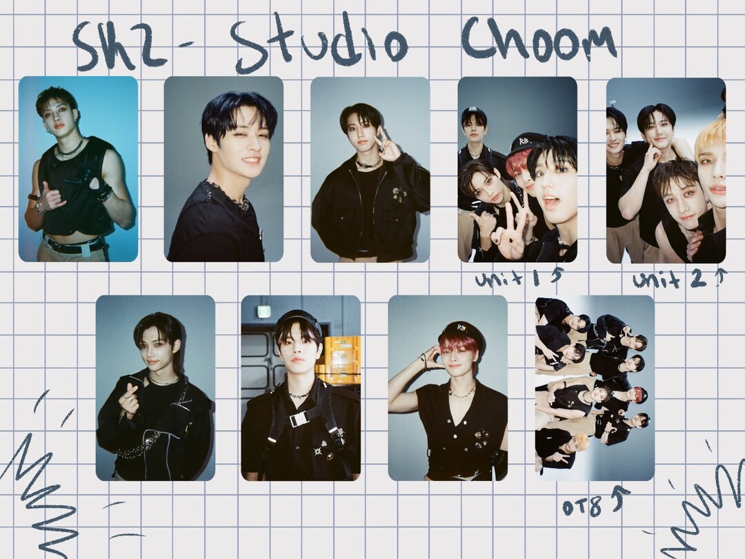Stray Kids Studio Choom Photocards - Etsy