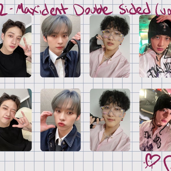 Stray Kids Maxident Official Photocards - Etsy