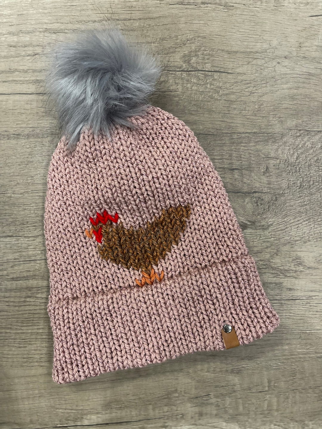 Hand-crafted Chicken Beanie: Soft Knit Farm Animal Hat - Etsy