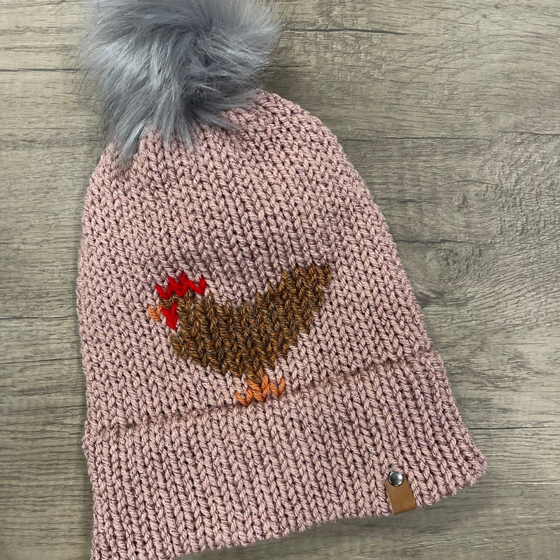 Crochet Chicken Hat - Etsy