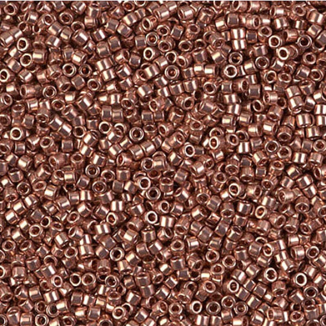 Miyuki 11/0 Delica DB-040 Bright Copper Plated: 5 Gram - Etsy