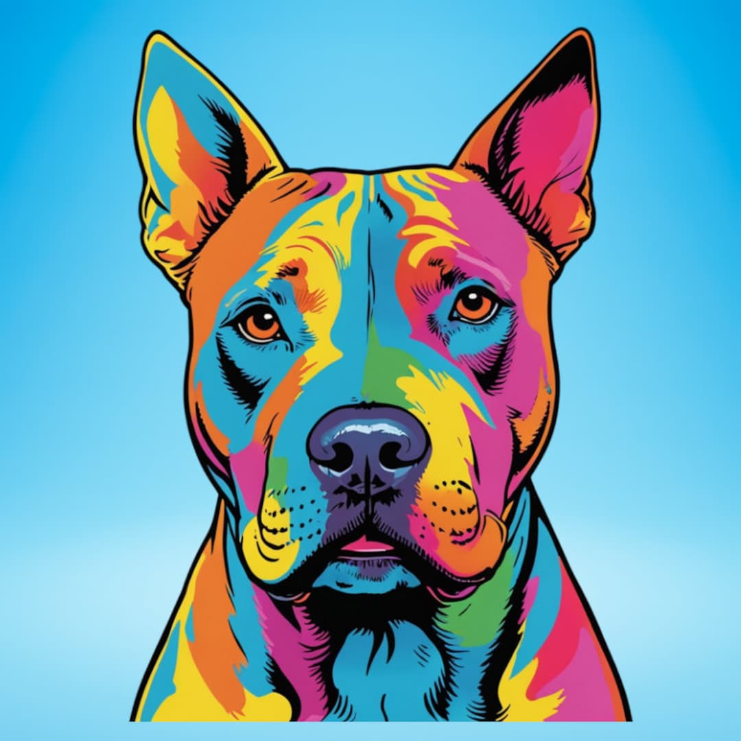 Pitbull Pop Png Transparent Transfer Sublimination Posters Gallery Wall ...
