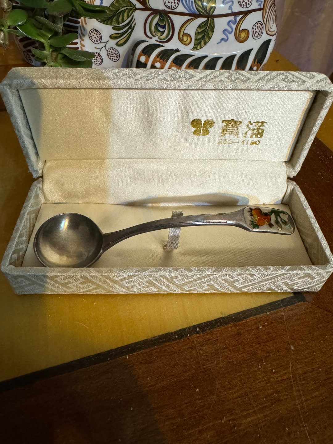 Chinese Silver Teaspoon Enamel Handmade Silver 99 - Etsy