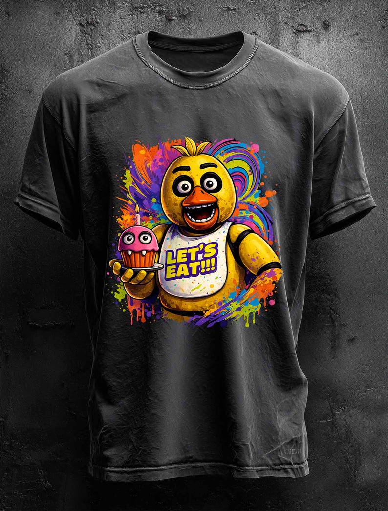 Animatronic Chicken PNG SVG | Horror Game Graphic, T-shirt Print ...