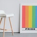 LGBTQ+ Pride Print / Pride Rainbow Flag Print / Gay Pride Prints ...