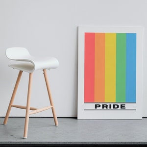 LGBTQ Pride Print / Pride Rainbow Flag Print / Gay Pride Prints / LGBTQ ...
