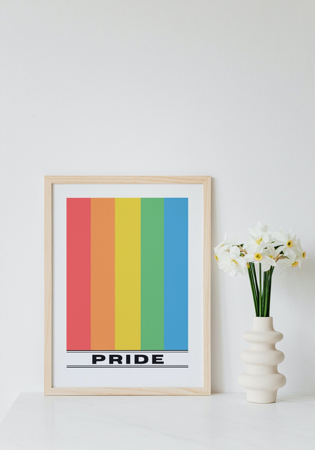 LGBTQ+ Pride Print / Pride Rainbow Flag Print / Gay Pride Prints ...