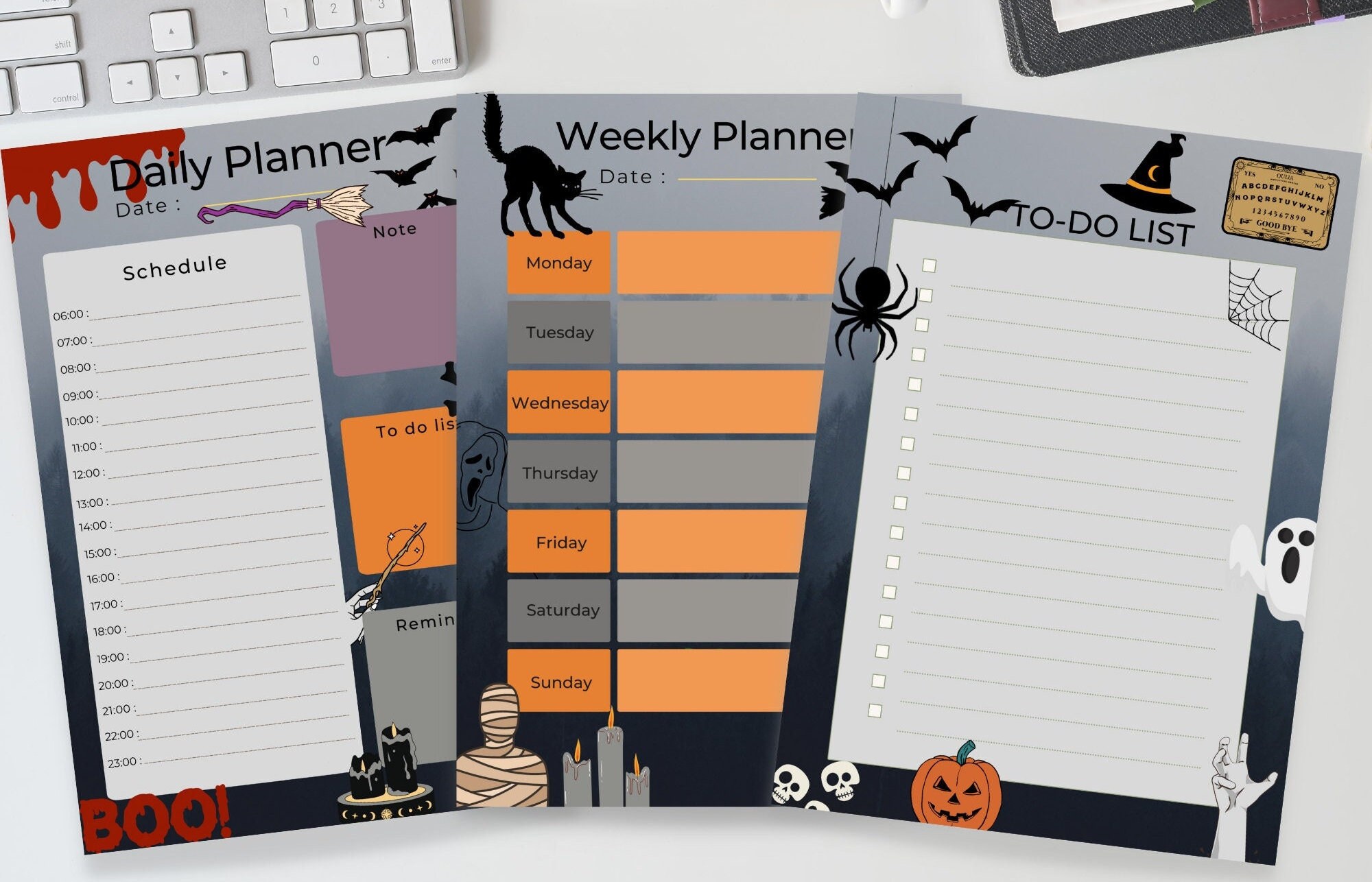 Printable Halloween Planner / Spooky Planner / Witchy Planner /holiday ...