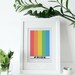 LGBTQ+ Pride Print / Pride Rainbow Flag Print / Gay Pride Prints ...