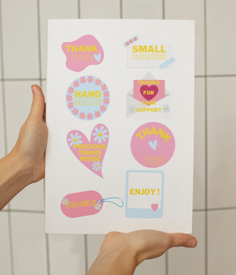 Cute Sticker for Small Business / Small Business Stickers/ Printable ...