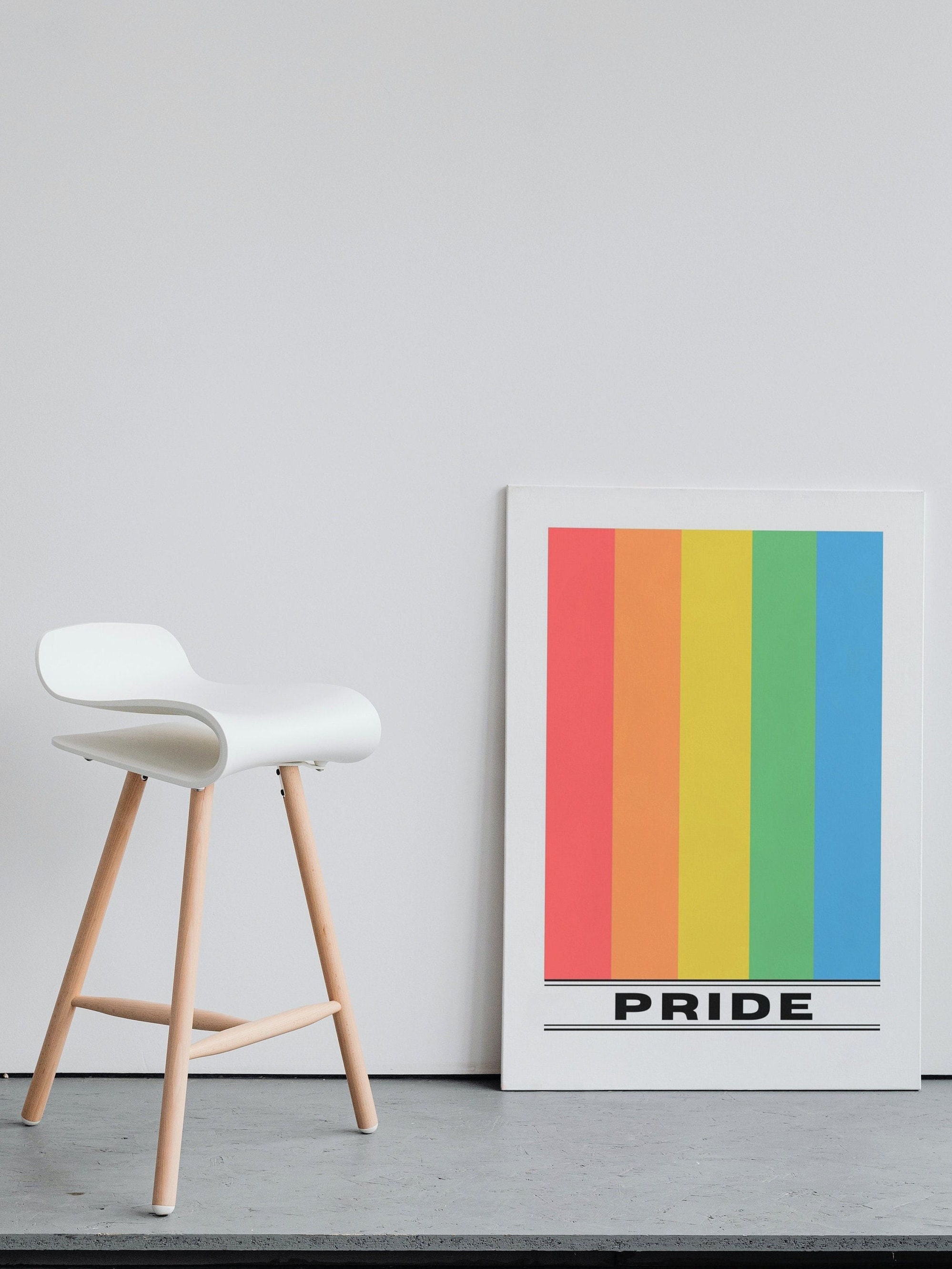LGBTQ+ Pride Print / Pride Rainbow Flag Print / Gay Pride Prints ...