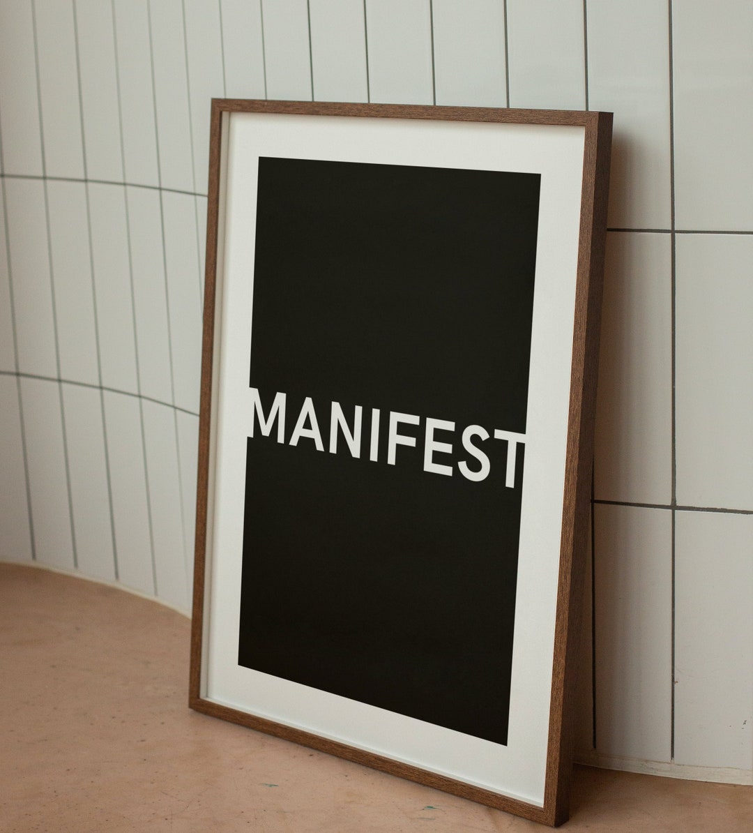 Manifest Print Art / Minimalist Print / Manifest Poster / Aesthetic ...