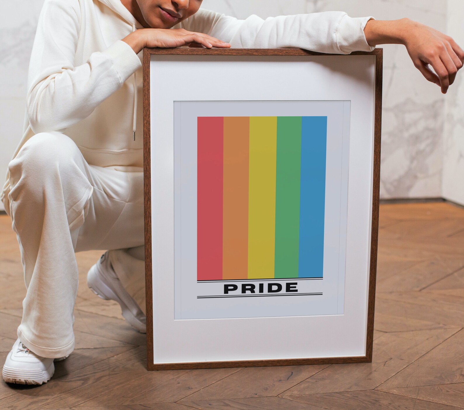 LGBTQ+ Pride Print / Pride Rainbow Flag Print / Gay Pride Prints ...