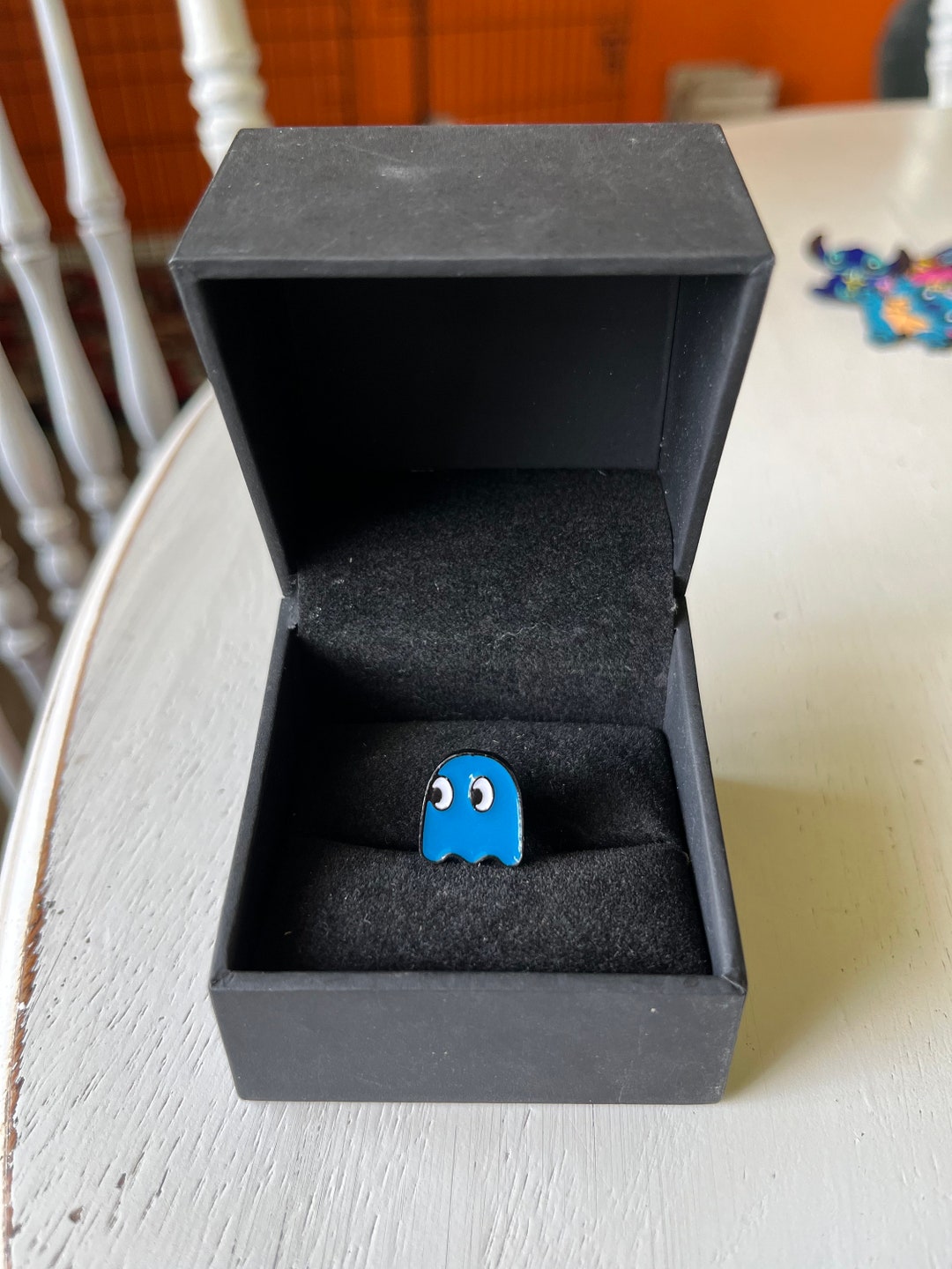Retro Pac-man Inky Enamel Pin - Etsy