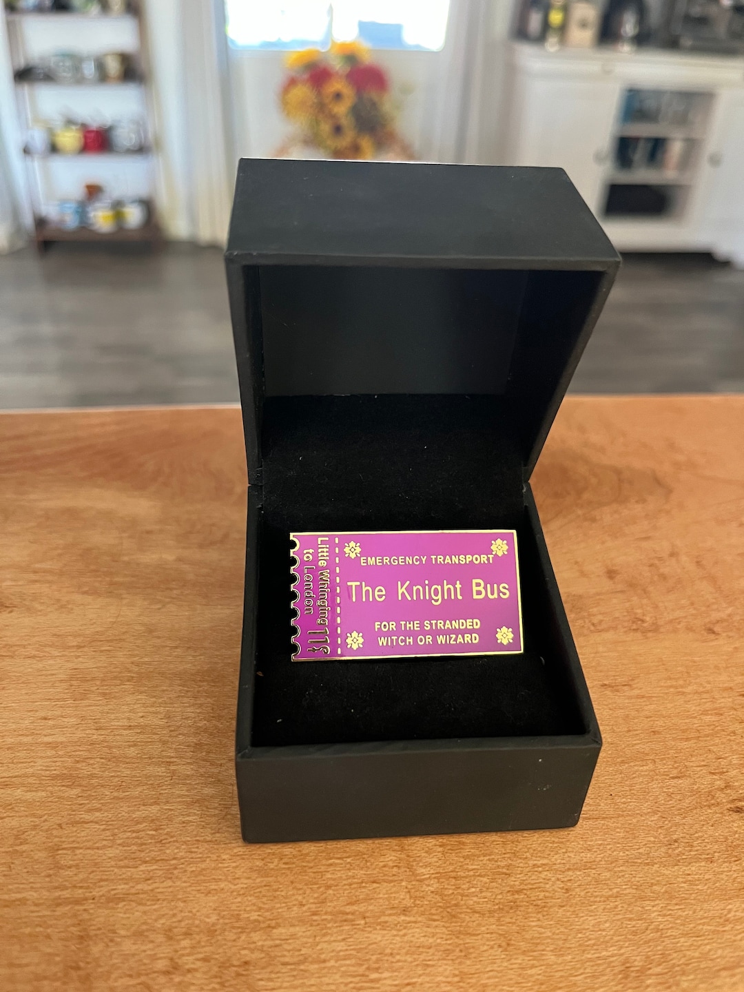 Harry Potter the Knight Bus Ticket Large Enamel Pin - Etsy