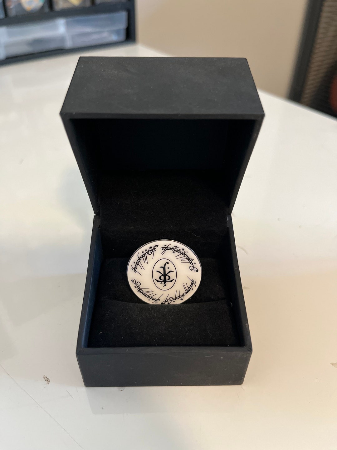 Lord of the Rings Elvish Writing J.R.R Tolkien Enamel Pin - Etsy