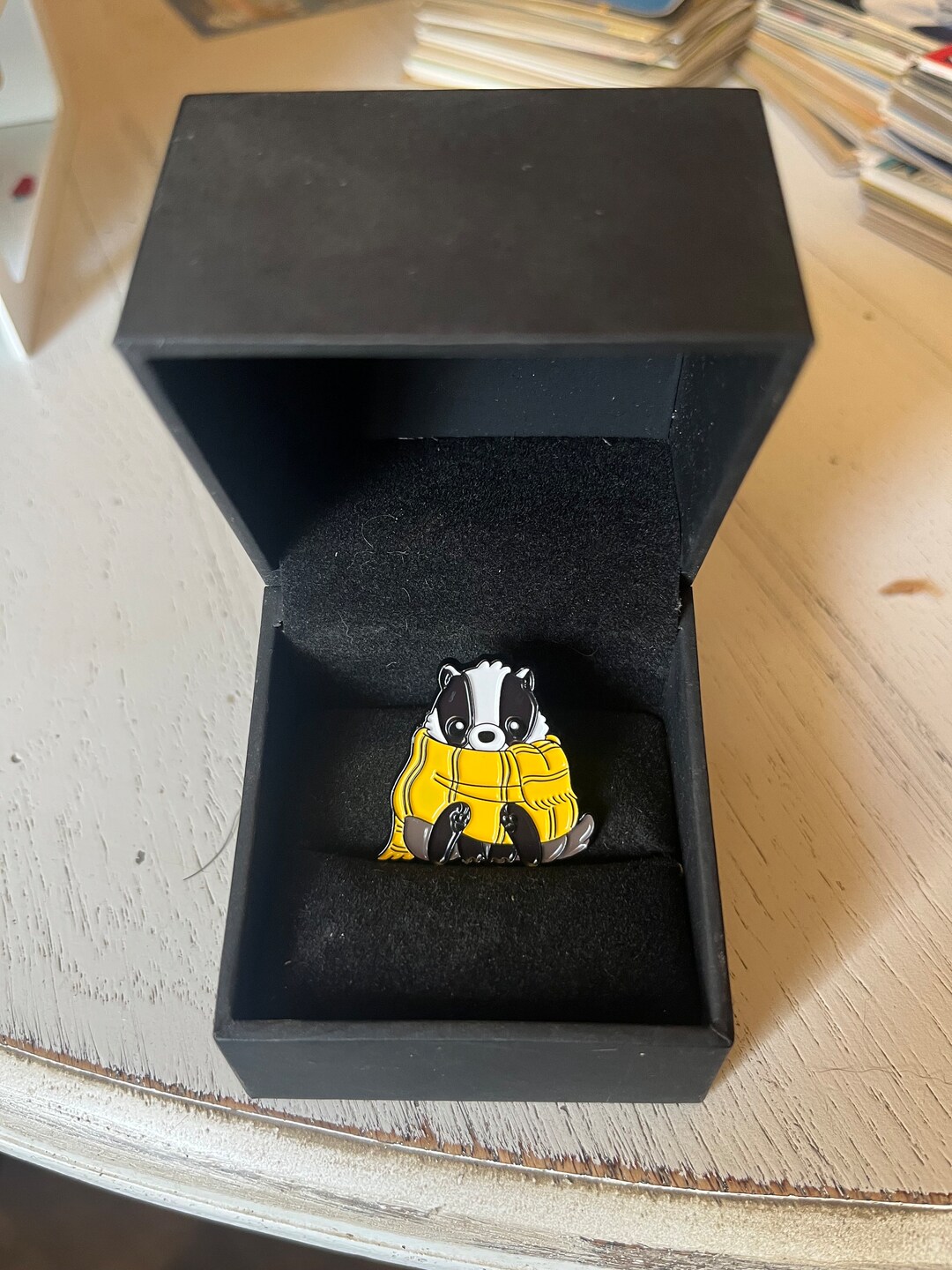 Harry Potter Cute Badger Hufflepuff Mascot Enamel Pin - Etsy
