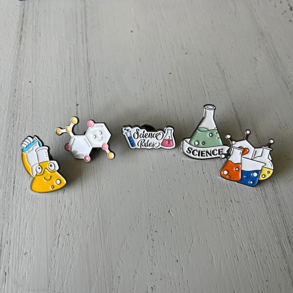 Chemistry Enamel Pin - Etsy