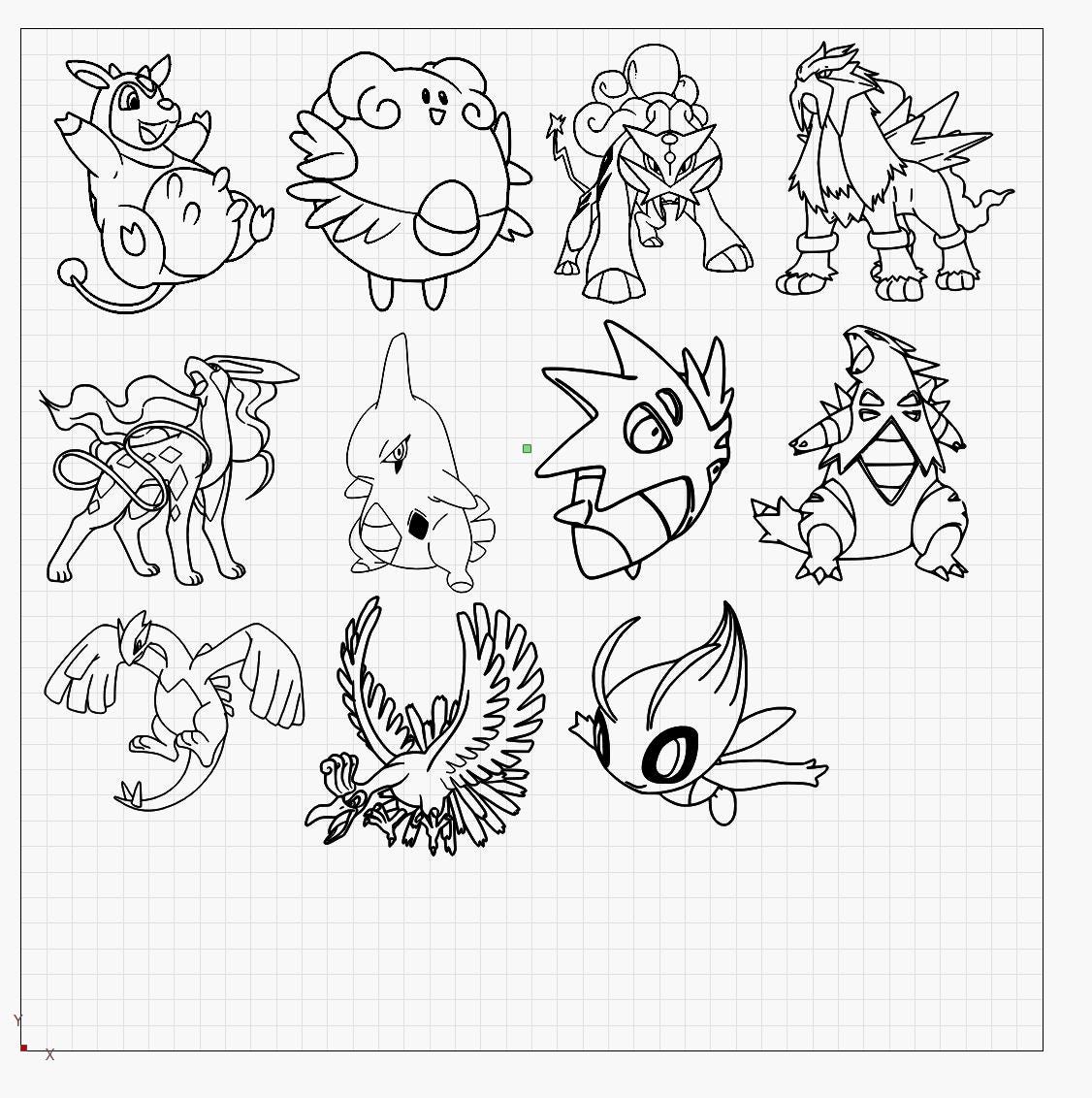 Pokemon Generation 2 Complete SVG Files LASER READY - Etsy