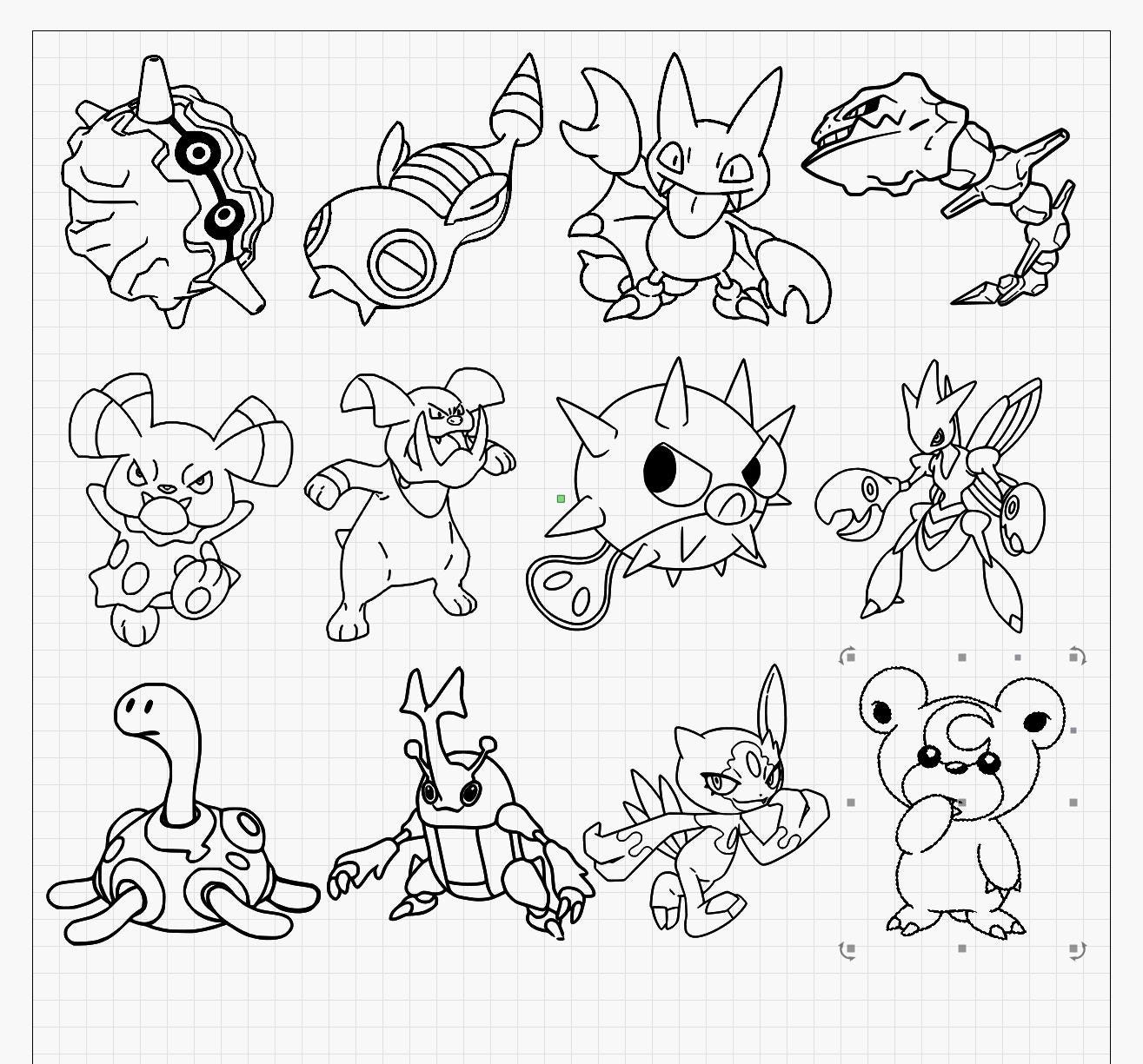 Pokemon Generation 2 Complete SVG Files LASER READY - Etsy
