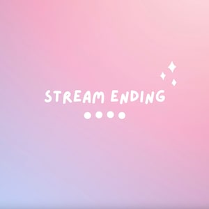 Animated Cute, Pink Stream Overlay Package starting Soon, Be Right Back ...