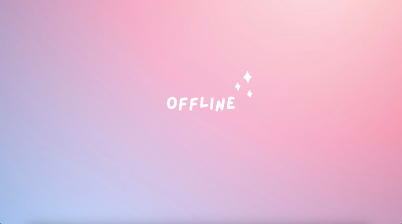 Animated Cute Pink Stream Overlay Package starting Soon Be - Etsy