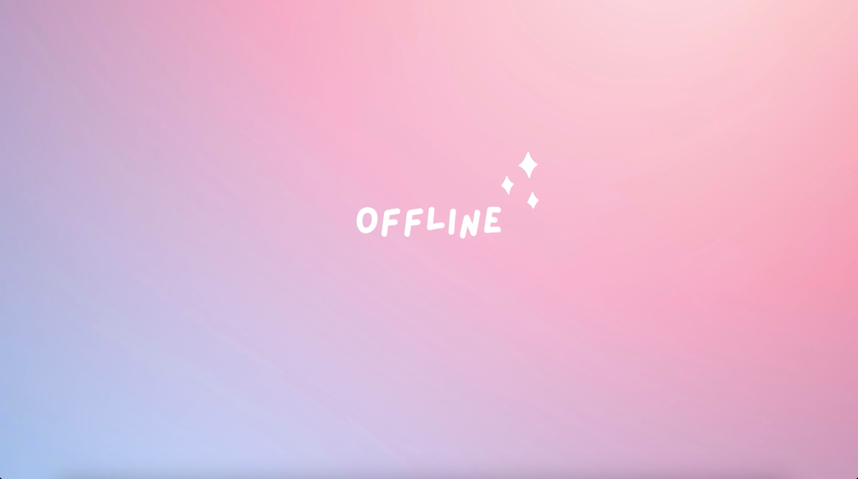 Animated Cute, Pink Stream Overlay Package starting Soon, Be Right Back ...