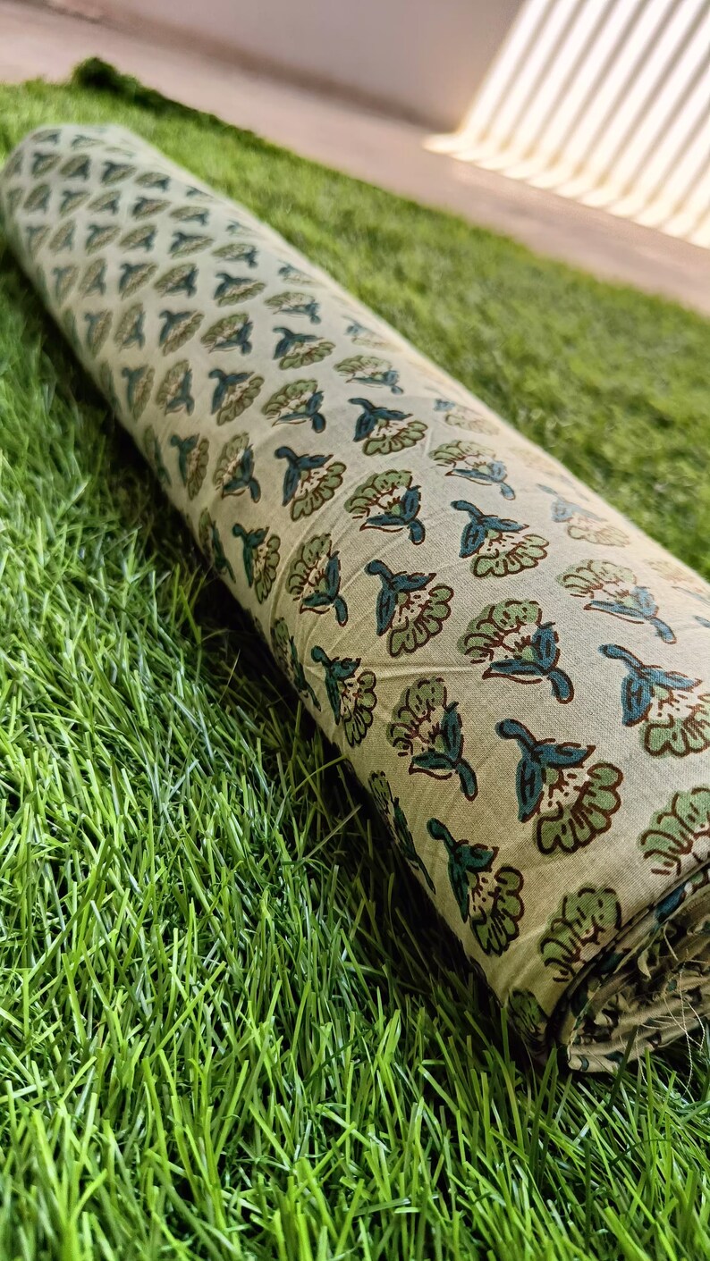 Indian Block Print Fabric, Indian Fabric, Pure Cotton Fabric, Indian ...