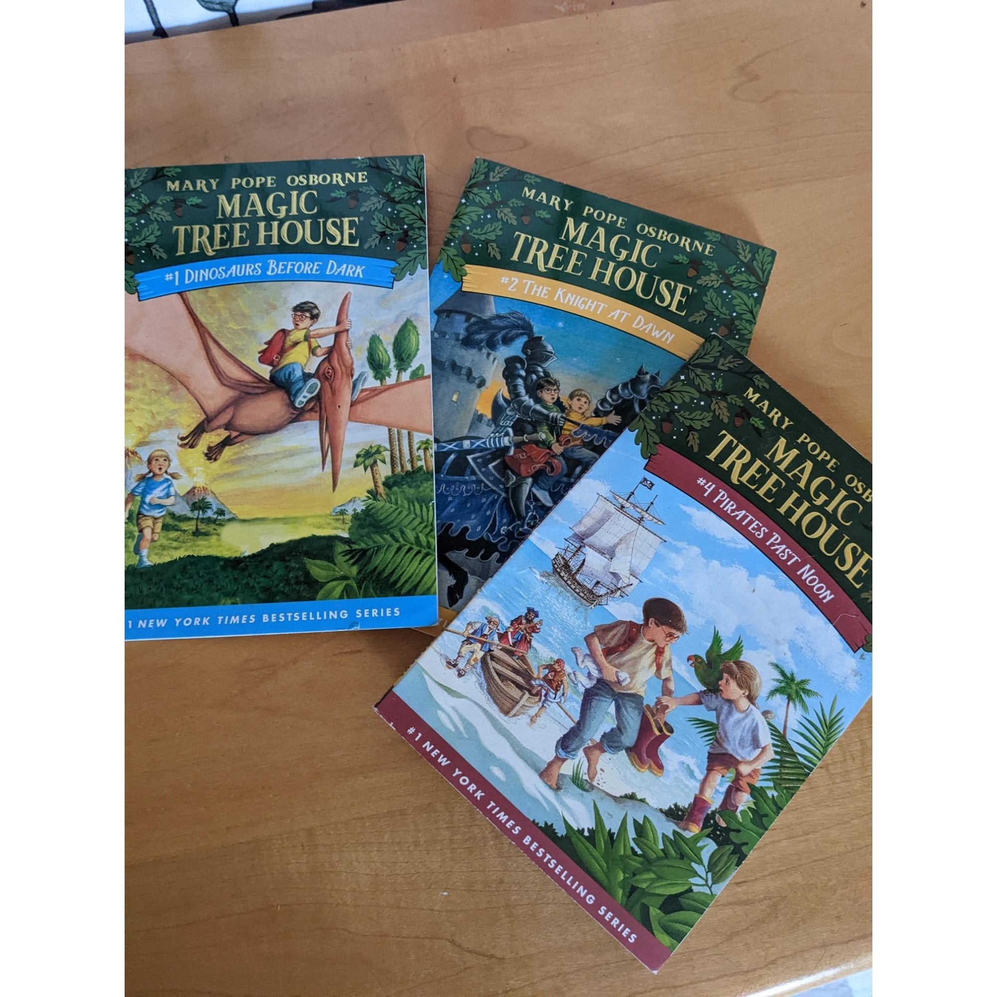 Vintage 90s Magic Tree House Book Set 3 Books 1 2 4 Dinosaurs Before ...