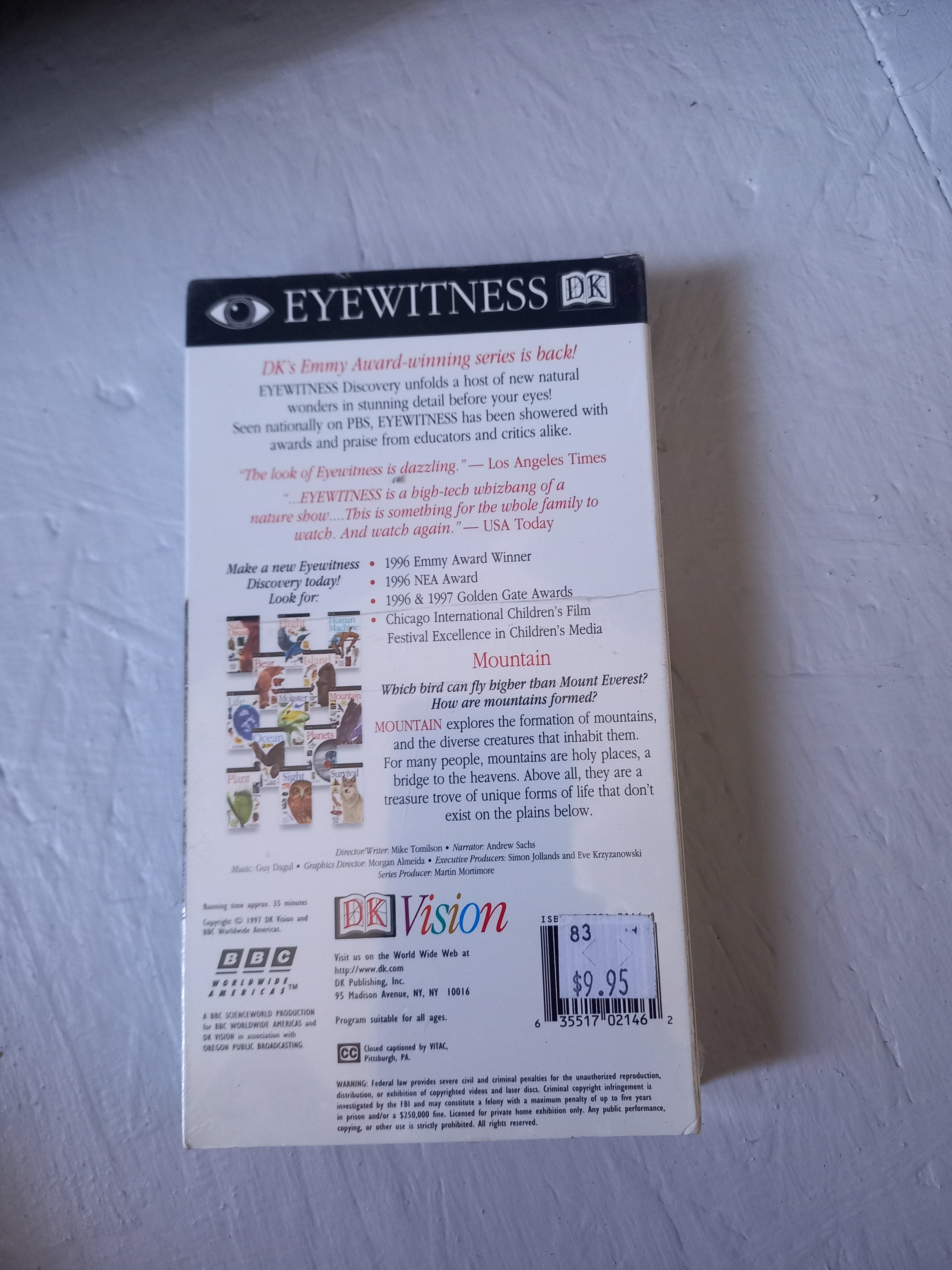 BBC EYE Witness VHS Brand New Lot of 3 Vintage Educational Children's ...