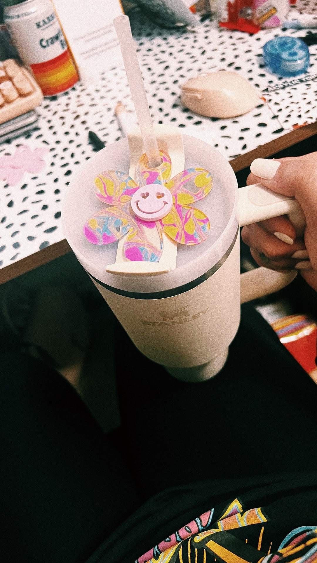 Retro Flower Stanley Topper - Etsy