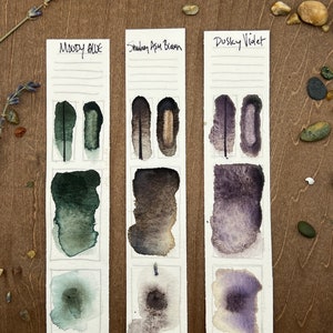 Smoke and Shadows /6 Set/handmade Watercolor/artist Grade/ Smoky Pink ...