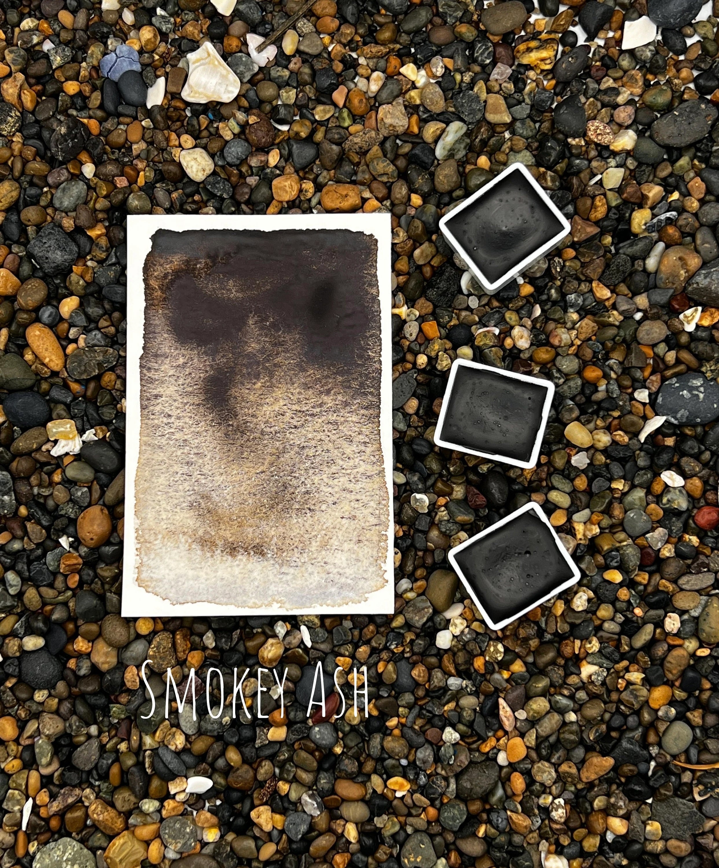 Smoke and Shadows /6 Set/handmade Watercolor/artist Grade/ Smoky Pink ...