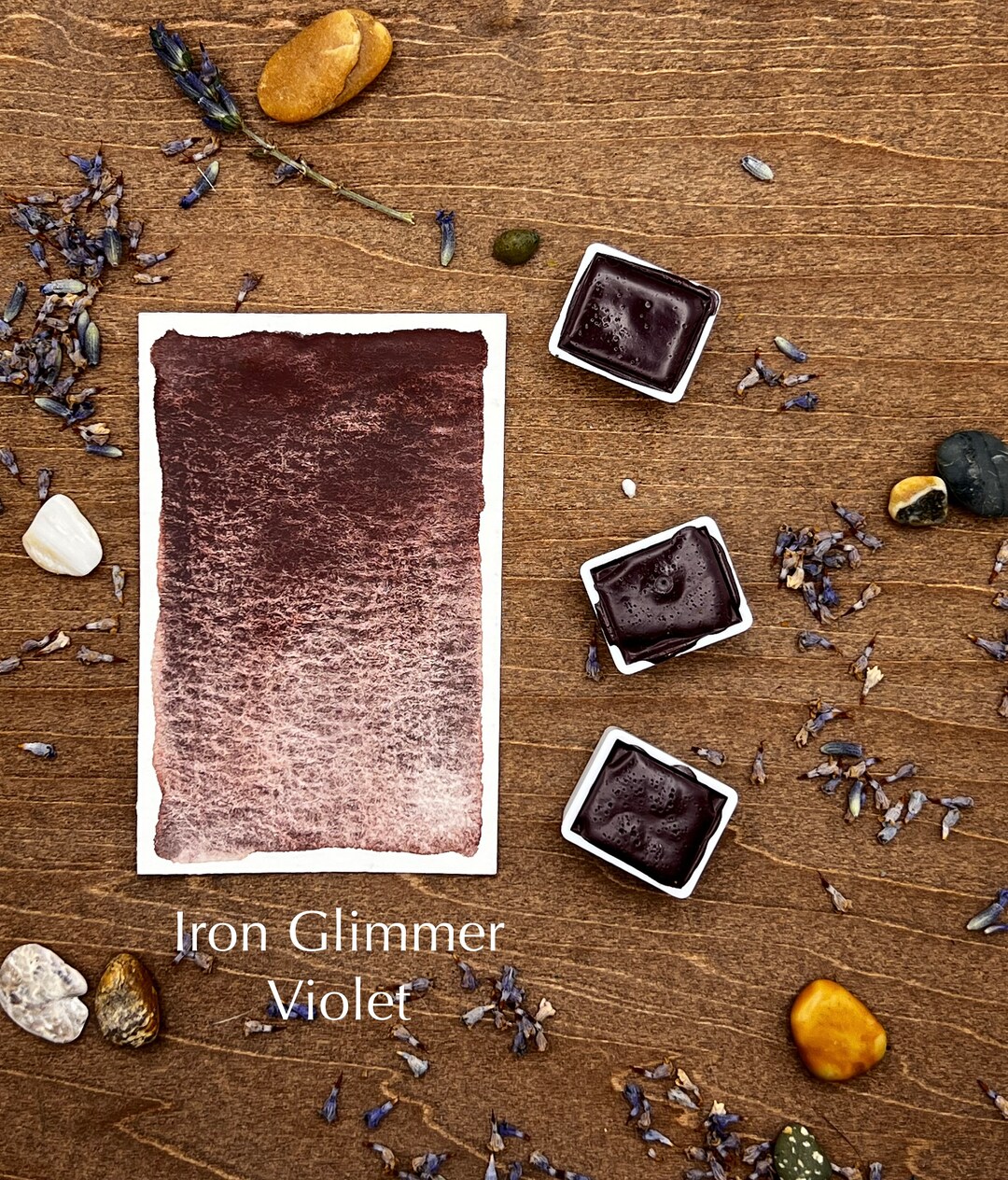 Iron Glimmer - Handmade Granulating Earth Watercolor - Artist Grade ...