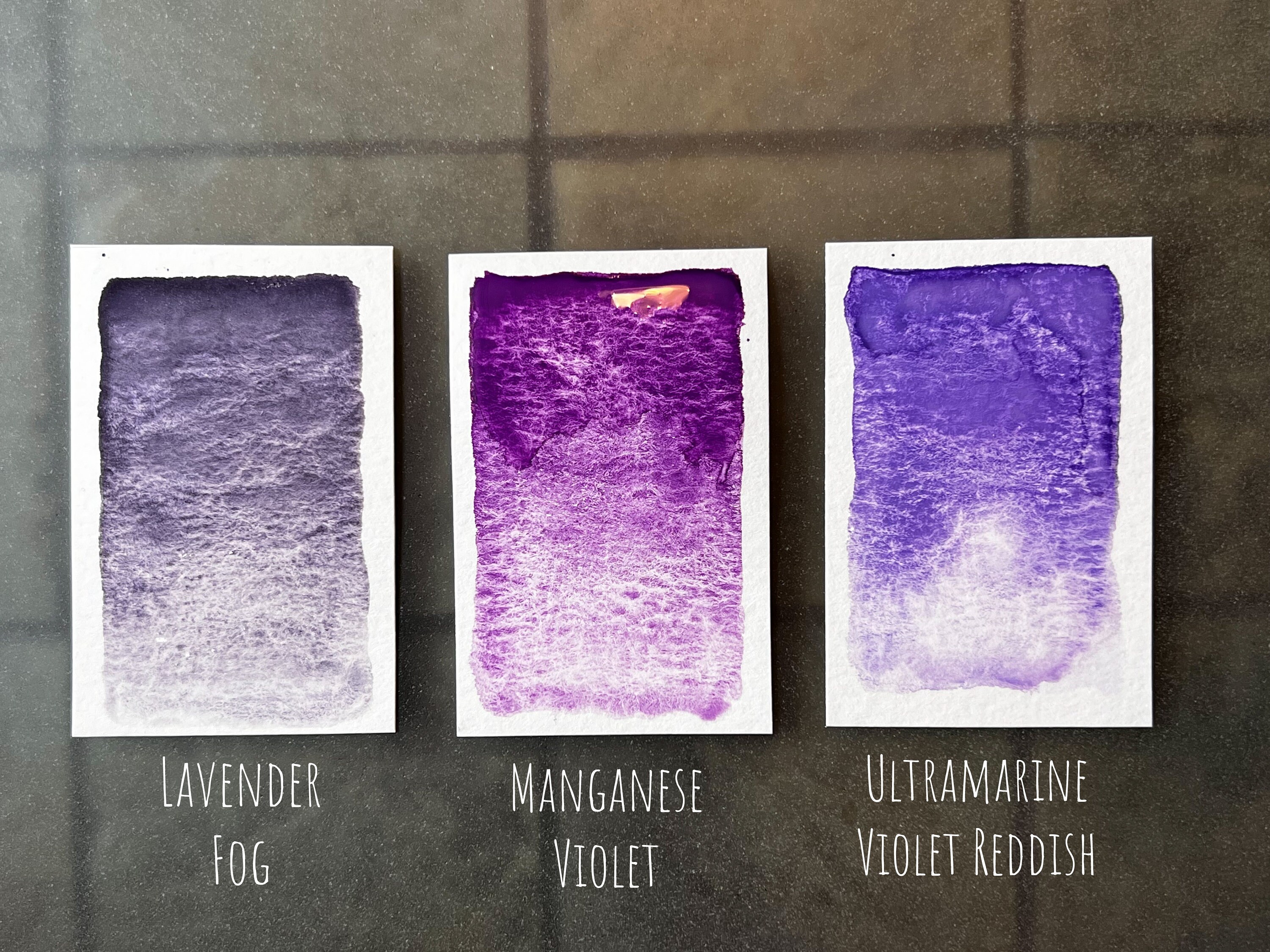 Manganese Violet Handmade Granulating Watercolor Artist - Etsy