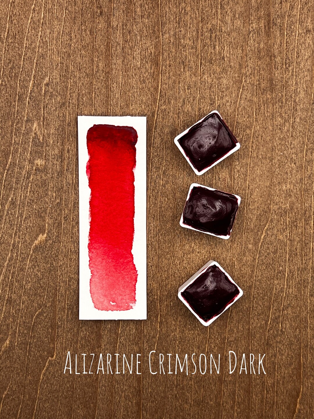 Alizarine Crimson Dark - Handmade Watercolor - Natural Honey Paint ...