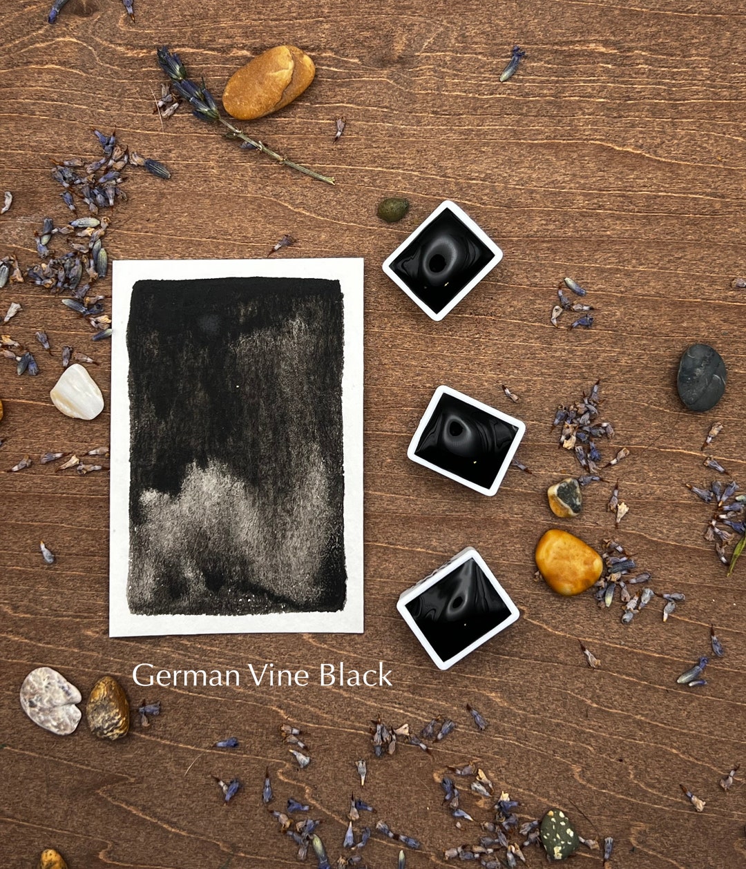 German Vine Black - Handmade Watercolor - Artist Grade Honey ...