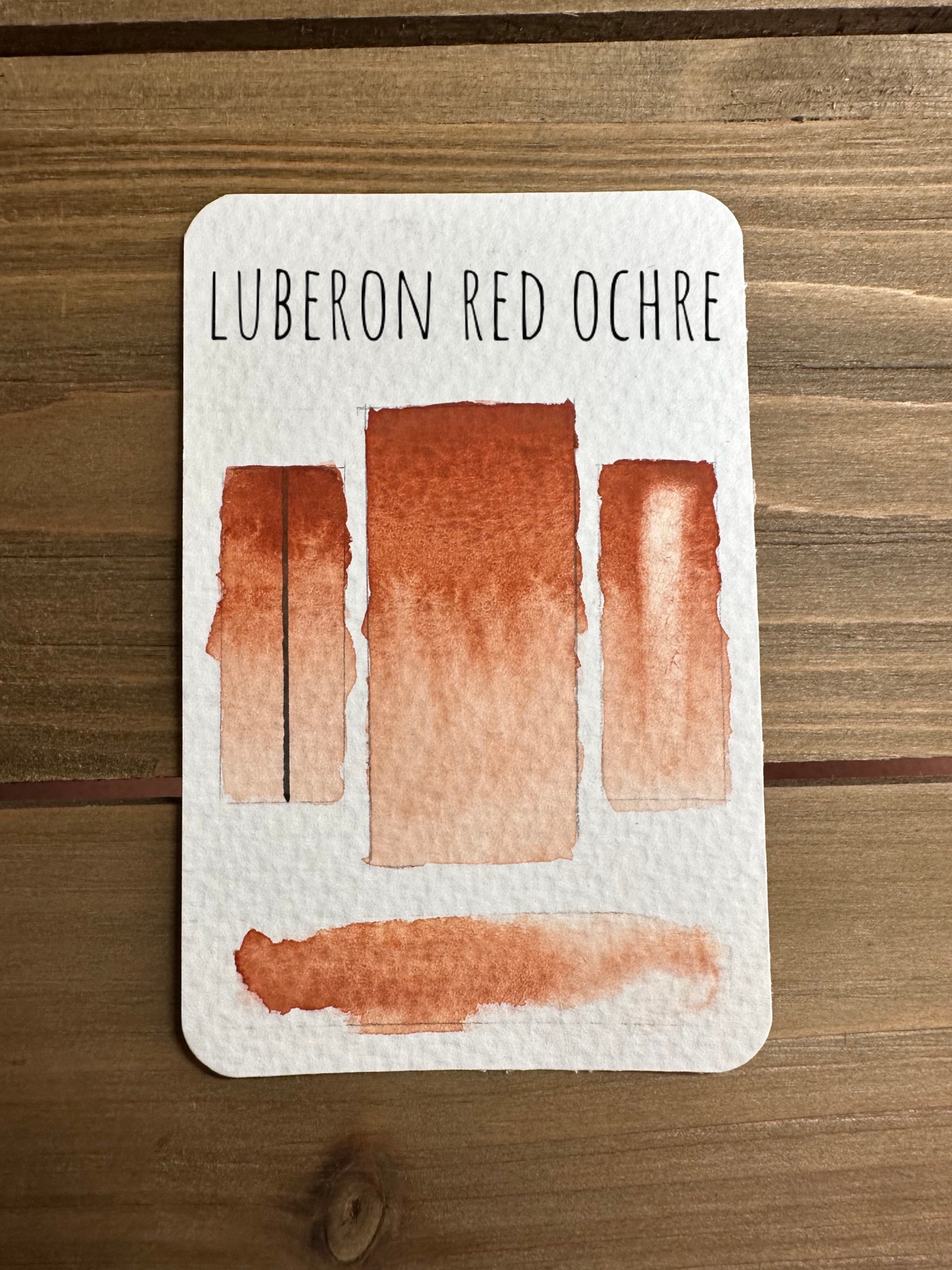Luberon Red Ochre - Handmade Watercolor - Natural Honey Paint, Artist ...