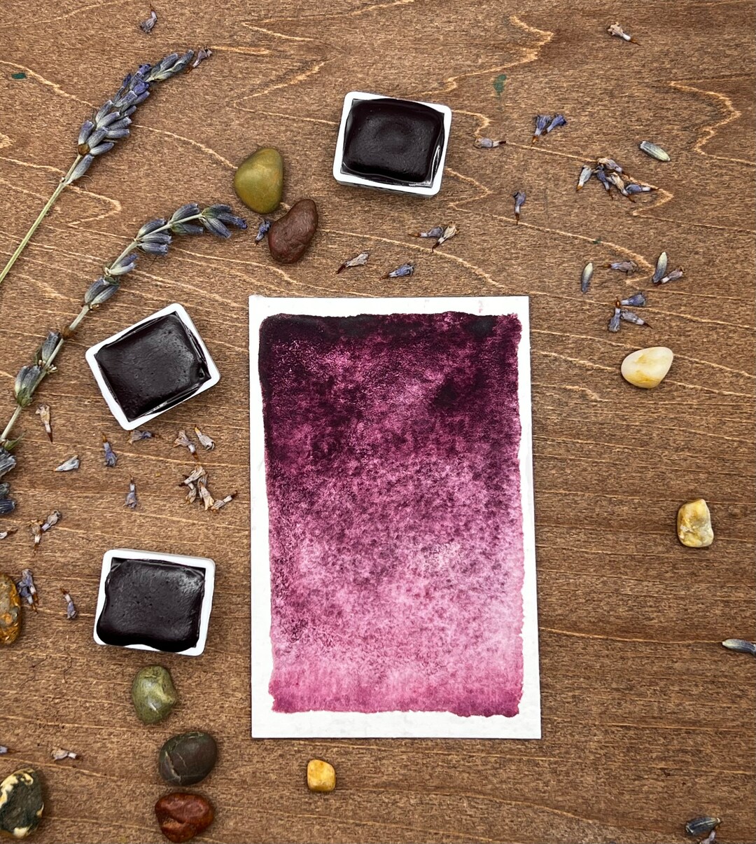 Purple Lilac - Handmade Watercolor - Granulating - Artist Grade Honey ...