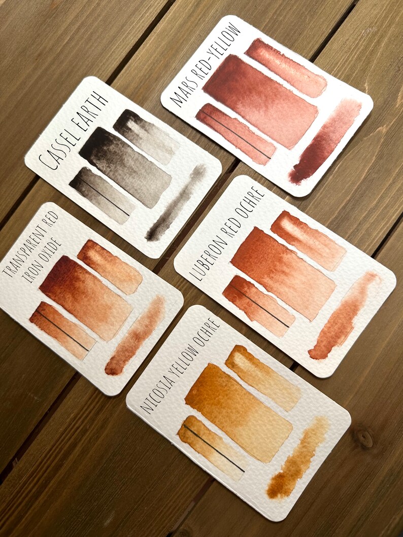 Luberon Red Ochre - Handmade Watercolor - Natural Honey Paint, Artist ...
