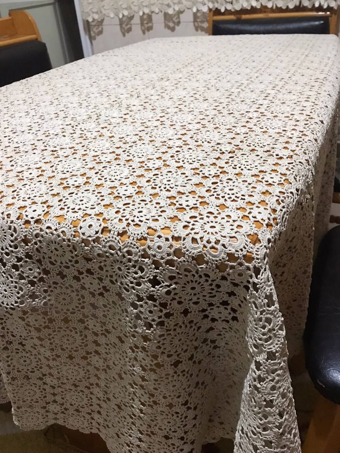 Lacy Handmade Tablecloth Set (masaörtü Set) - Etsy