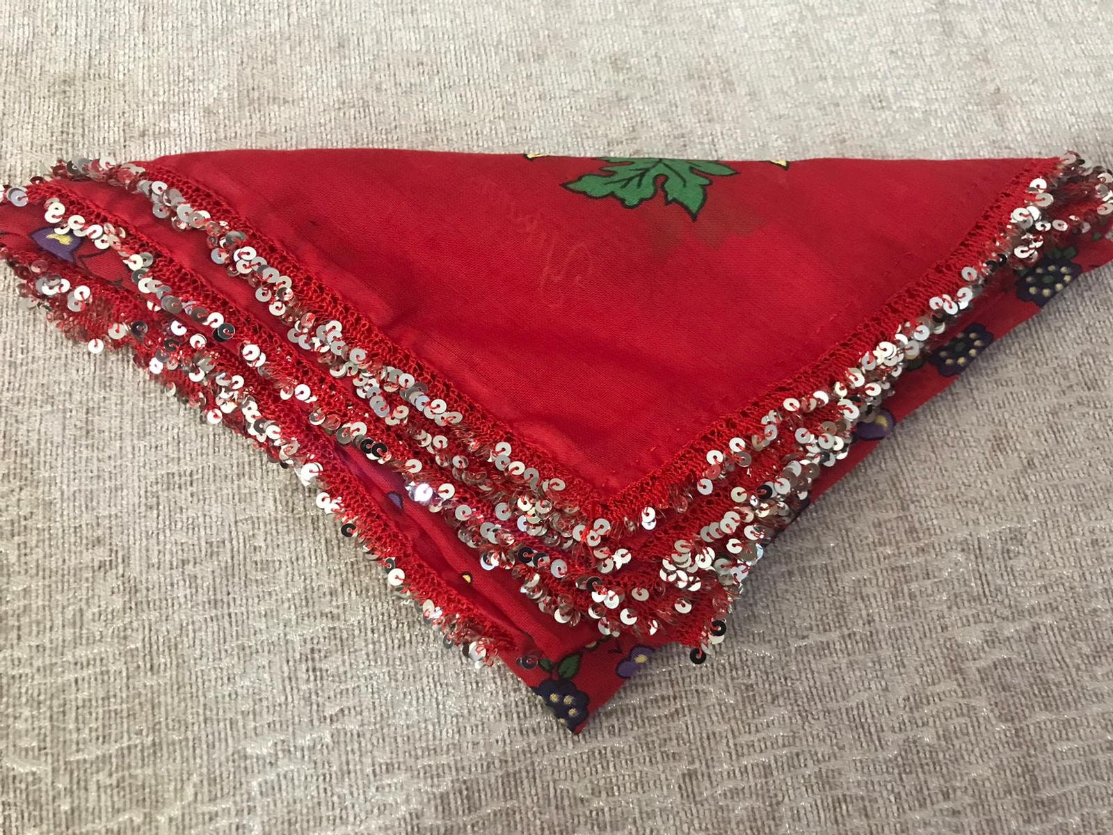 Antique Crochet Embroidered Scarf & Turkish Traditional Headscarf ...