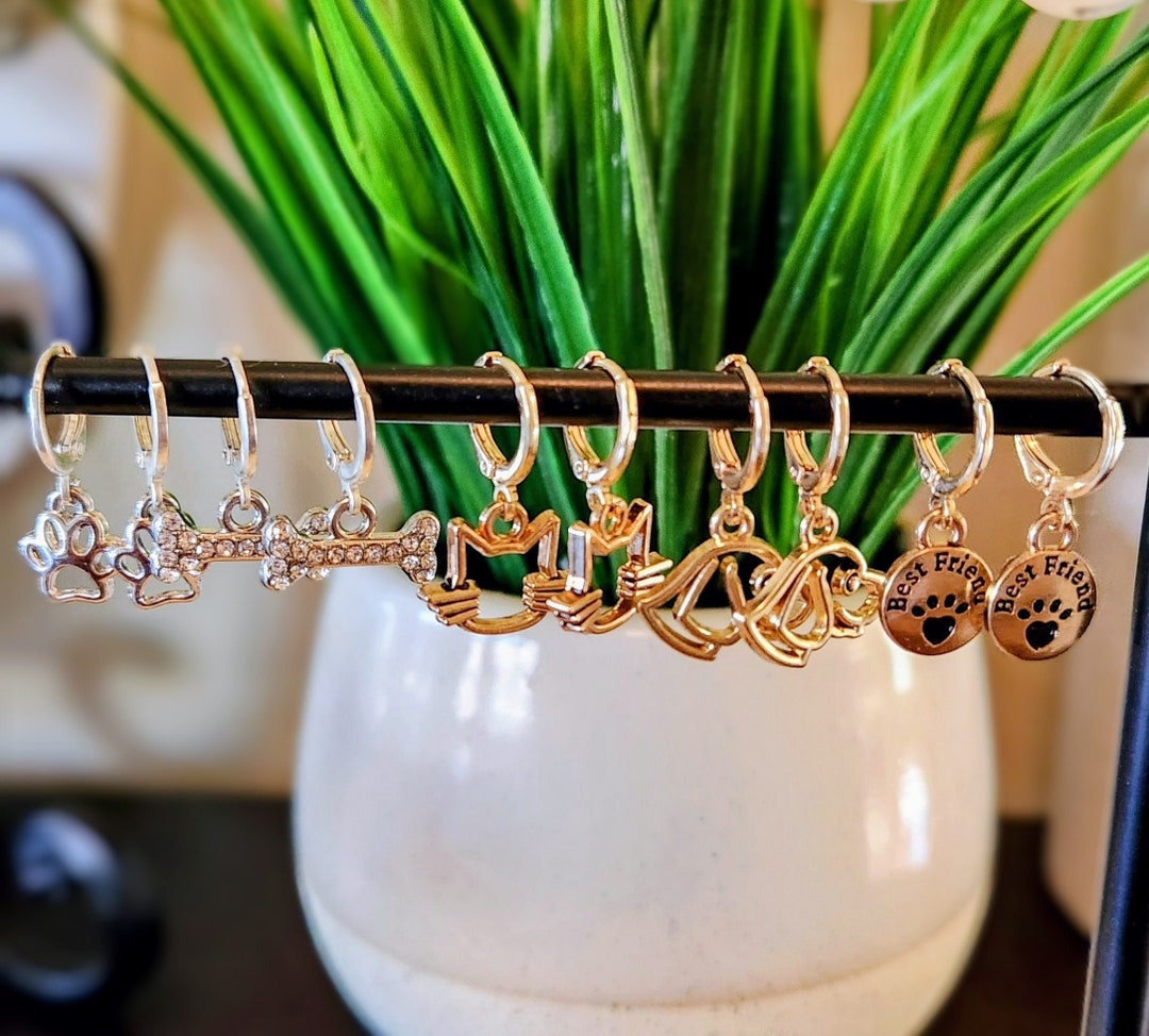 Pet Lover Huggies Earrings Gift for Pet Lover 18k Gold Plated Stainless ...