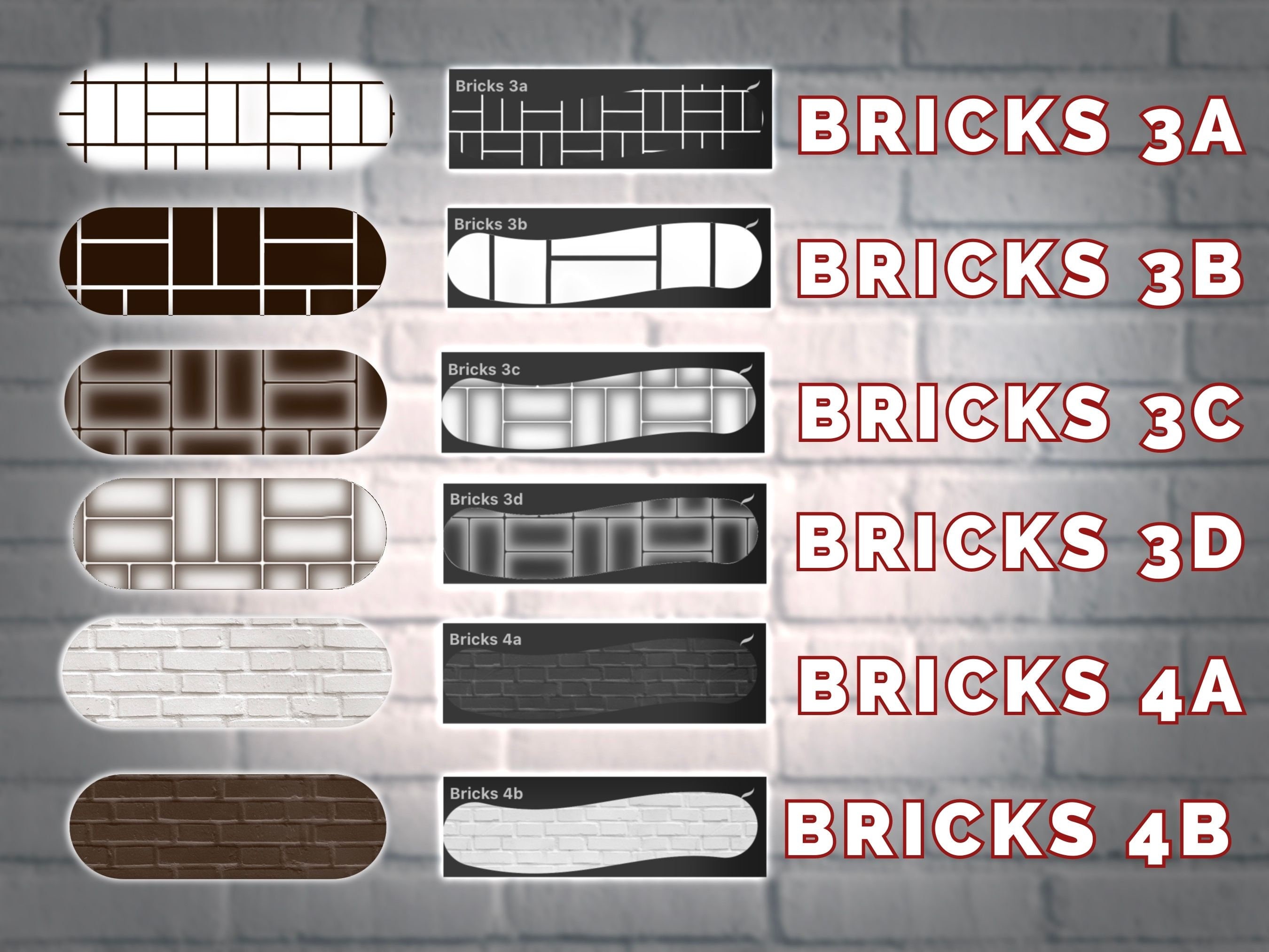Procreate Bricks Texture Brushes Procreate Patterns Bricks - Etsy