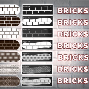 Procreate Bricks Texture Brushes Procreate Patterns Bricks - Etsy