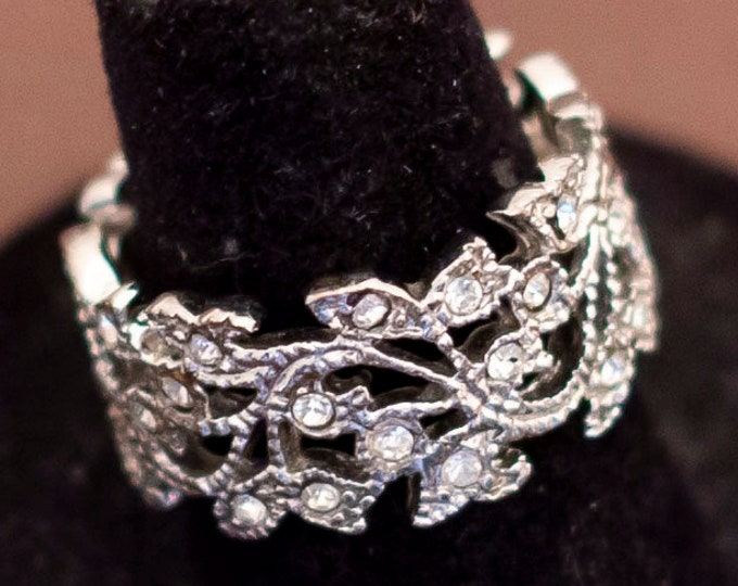 Vintage Art Nouveau Elven Prom Ring Size 7 1/2 - U22 - Etsy