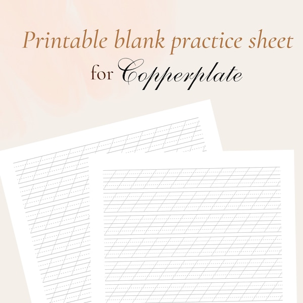 Copperplate - Etsy